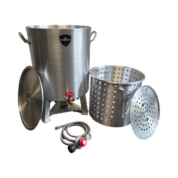 home and commercial Seafood boil pots, fryers, and cooker products