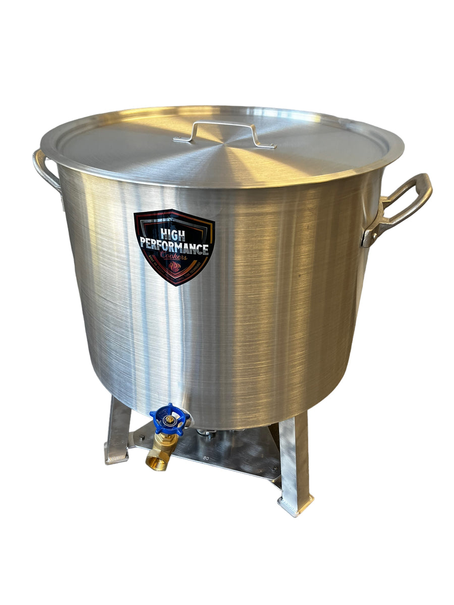 80 QT Powered Seafood Cooker | 80 QT Crawfish Pot & Burner