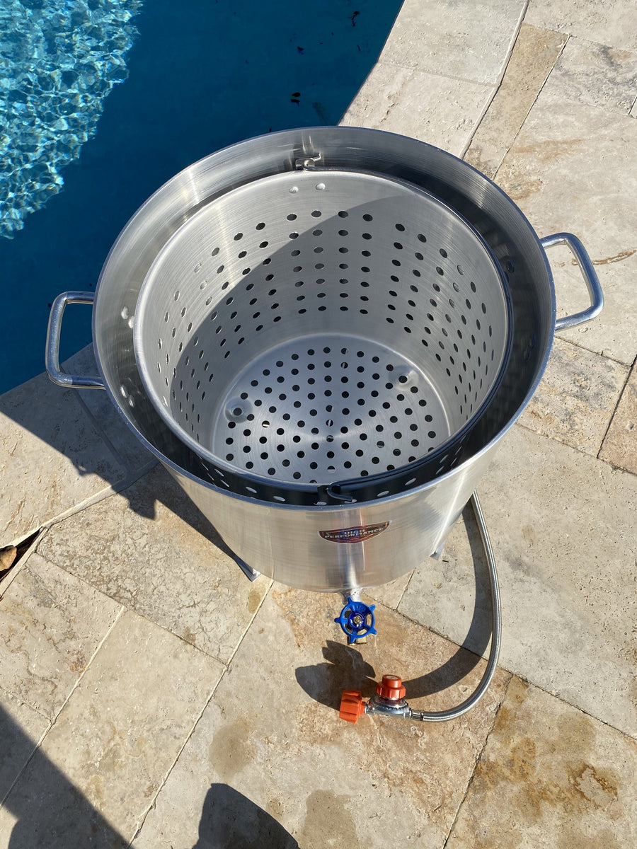 60 QT Powered Crawfish Cooker Pot | High Performance Cookers