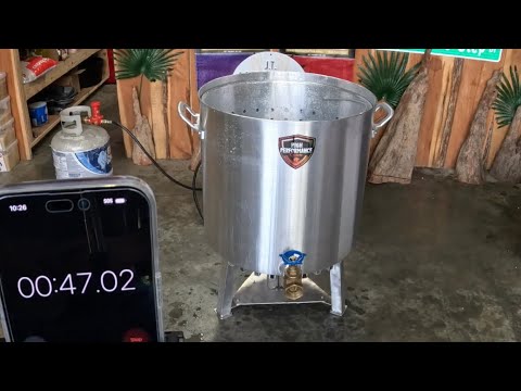 120 Quart Propane Crawfish Cooker - Seafood Boiling Pot & Burner