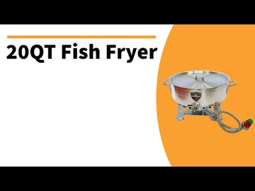 Powered 18 QT Fish Fryer Pot & Brazier | High Performance Cookers